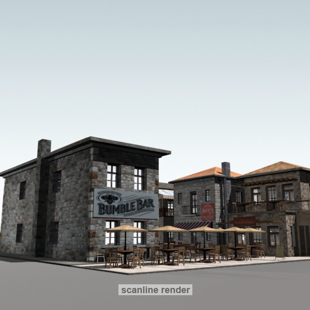 3ds Max Historical Coast Bar