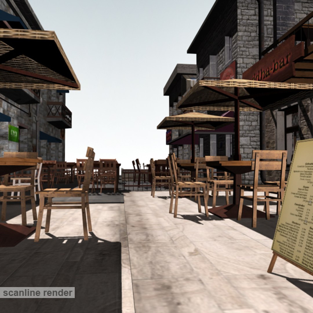 3ds Max Historical Coast Bar