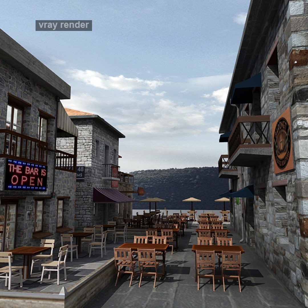 3ds Max Historical Coast Bar