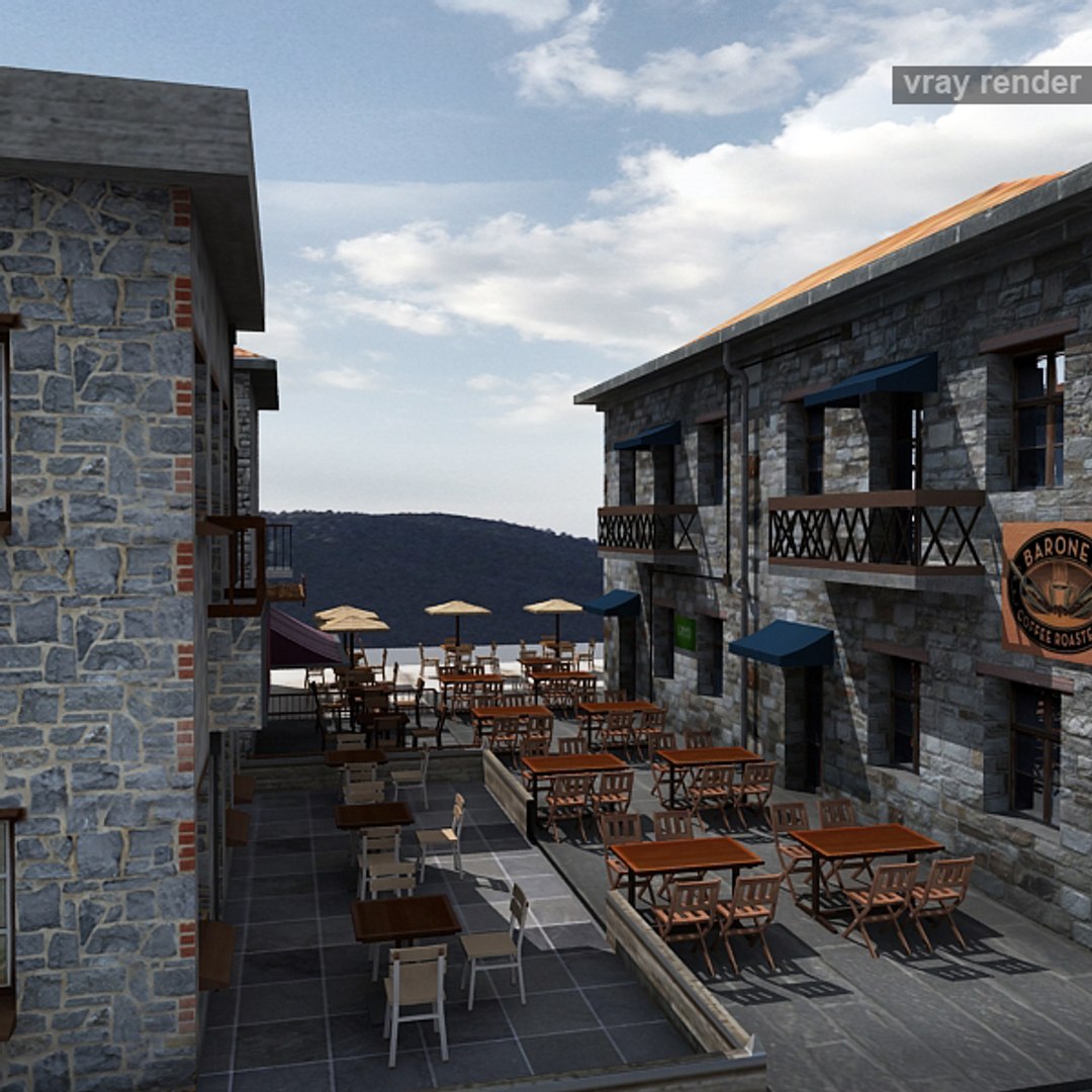 3ds Max Historical Coast Bar