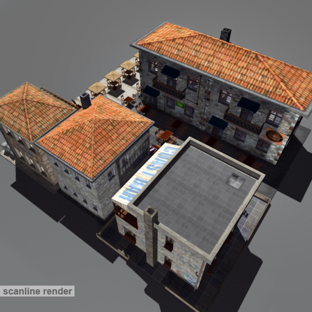 3ds Max Historical Coast Bar