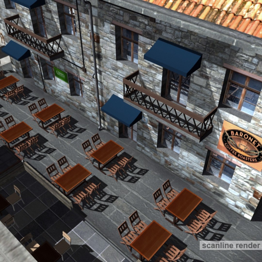 3ds Max Historical Coast Bar