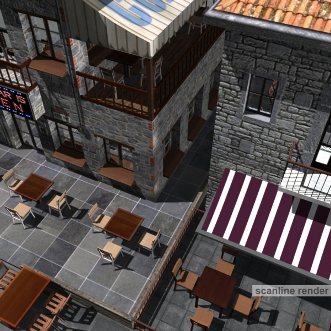 3ds Max Historical Coast Bar