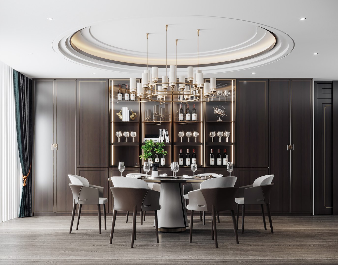 3D Model Modern Restaurant - TurboSquid 2152233