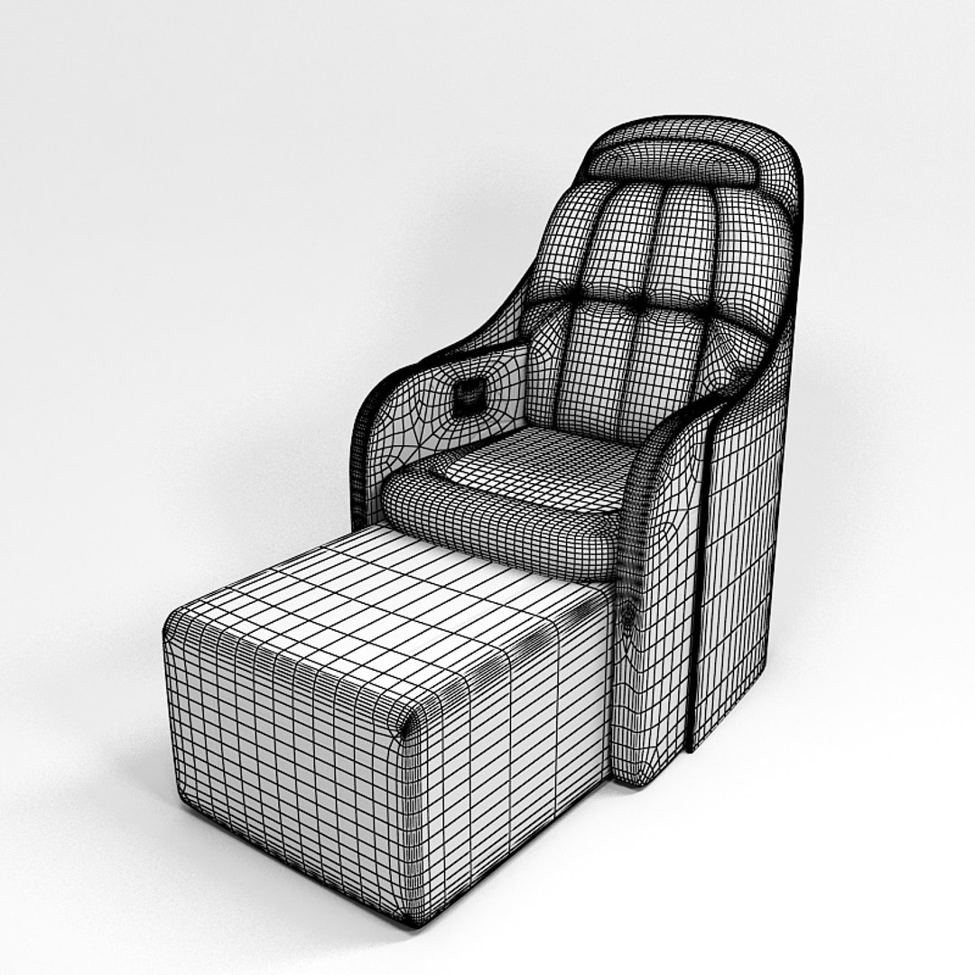 3d Model Of Airplane Class Seats