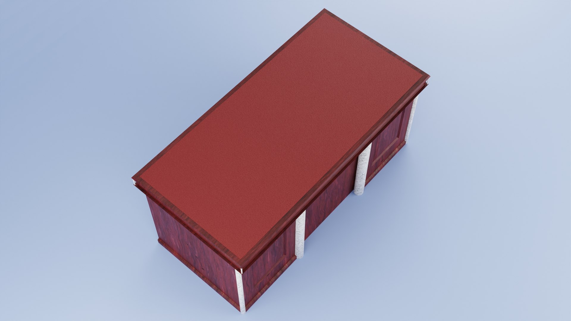 3D Model Writing Desk - TurboSquid 2054262