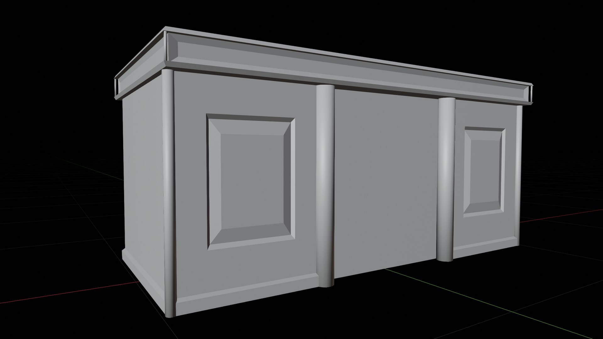 3D Model Writing Desk - TurboSquid 2054262
