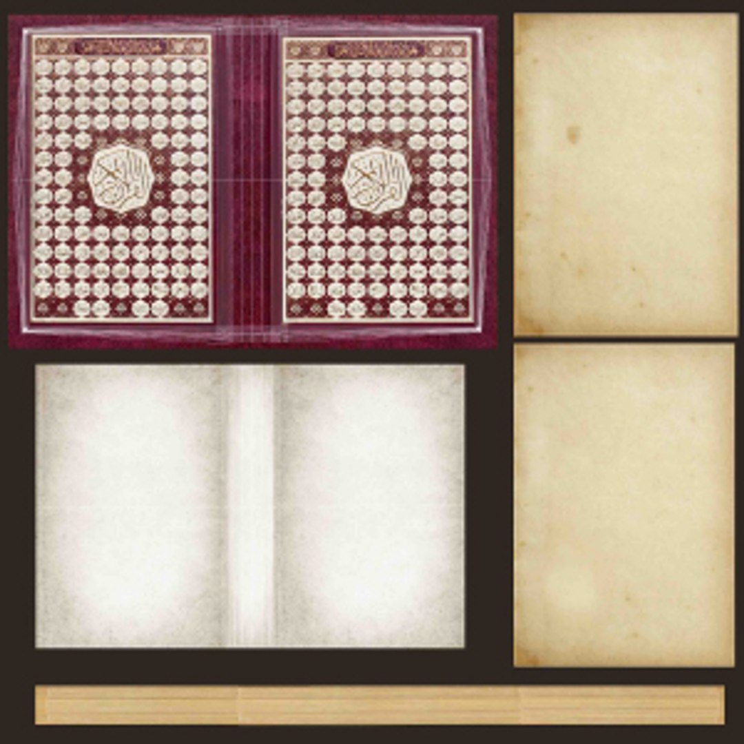 Quran Book 3D Model - TurboSquid 1545241