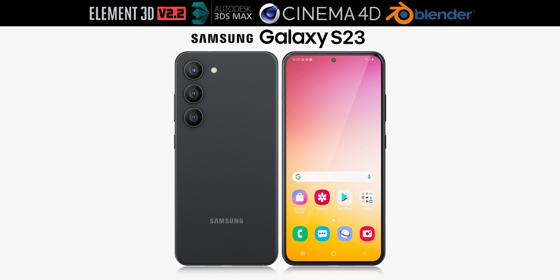 Free Samsung Galaxy S23 V1 3D Model - TurboSquid 1995987