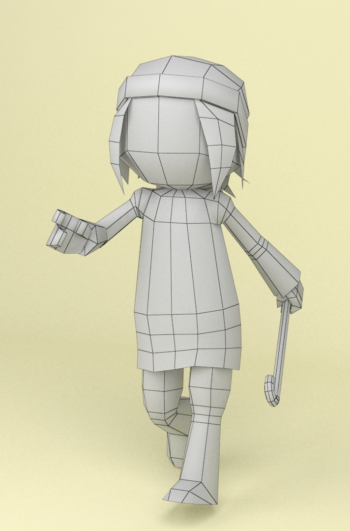 Free Character Games 3d Model