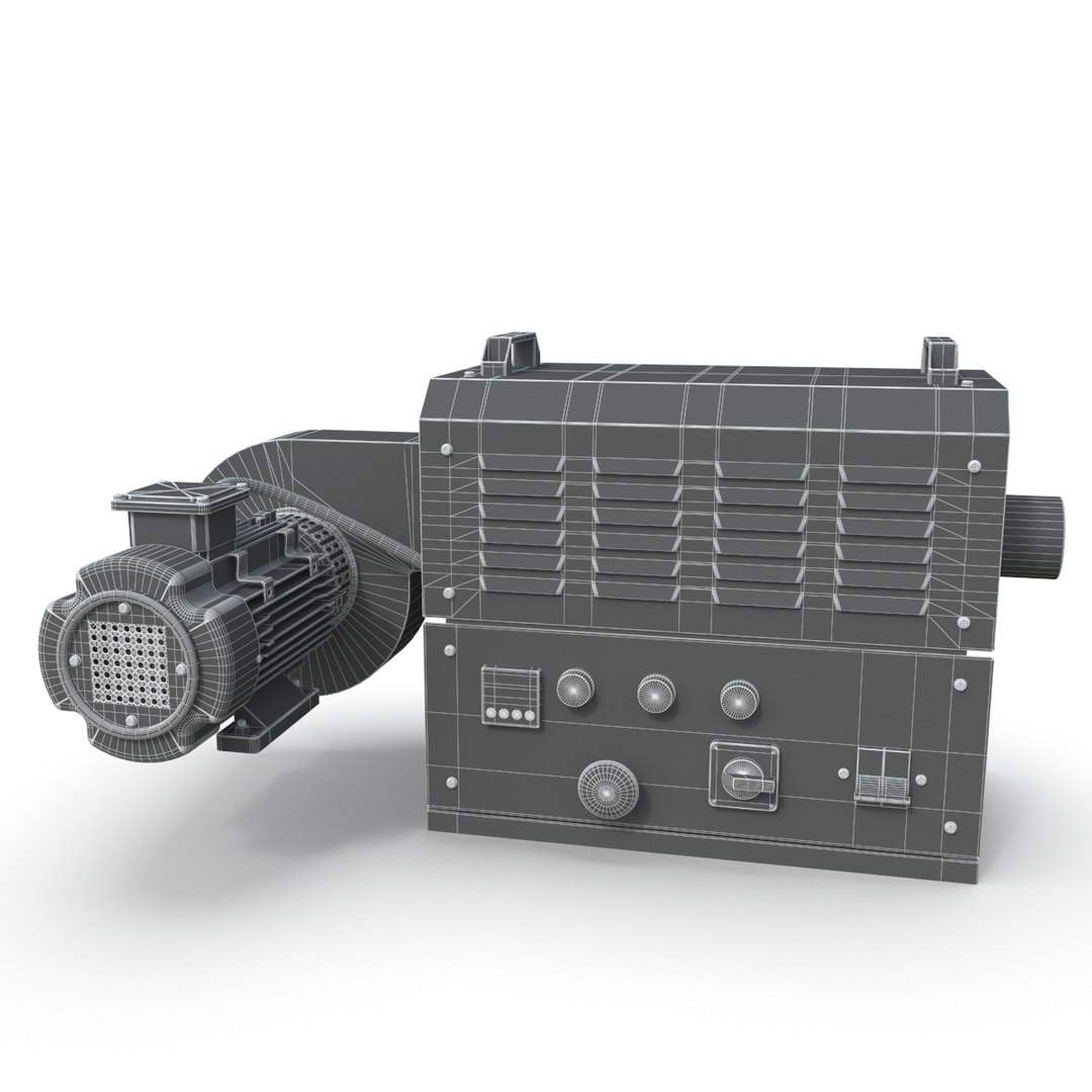 Industrial Air Blower 3D Model - TurboSquid 1676974