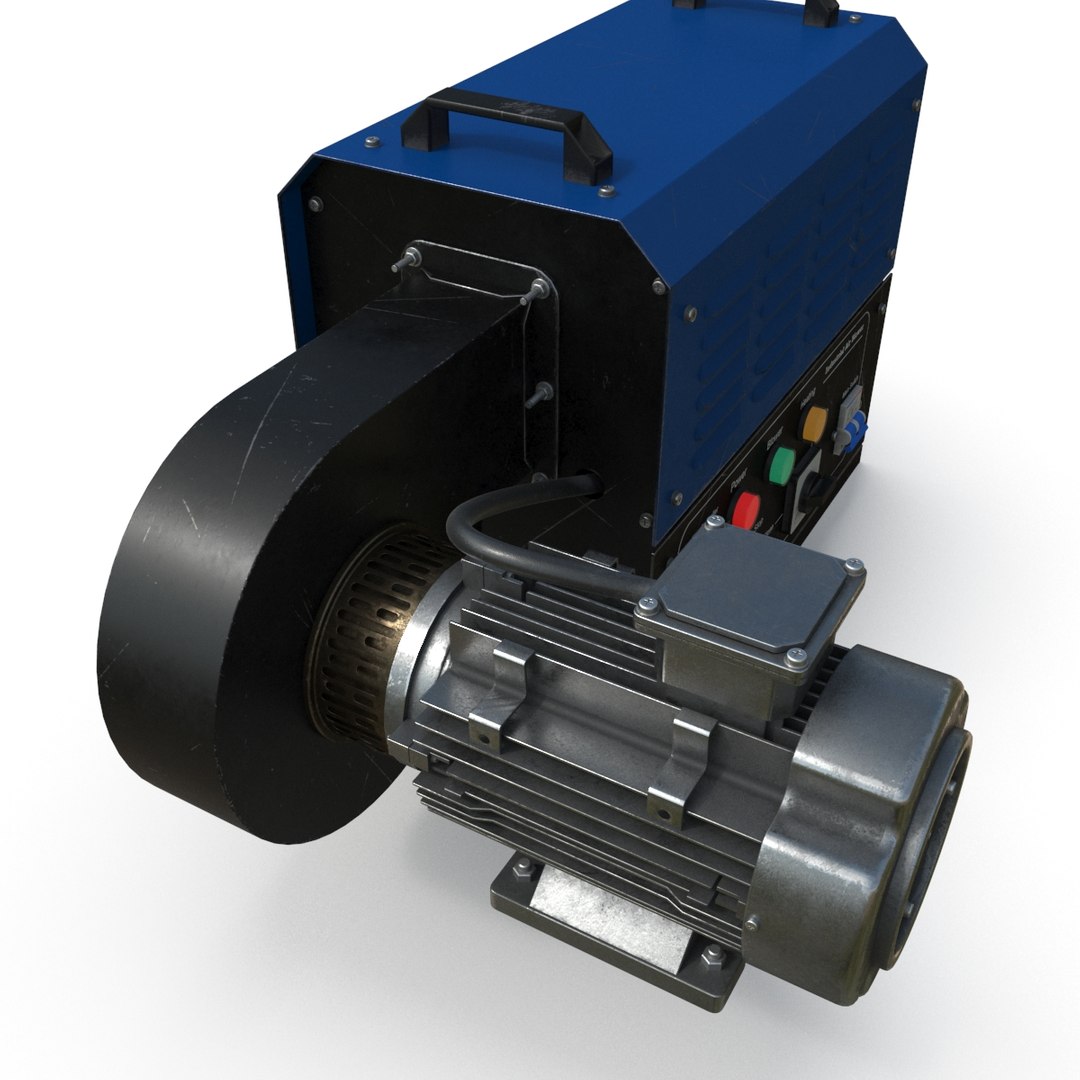 Industrial Air Blower 3D Model - TurboSquid 1676974