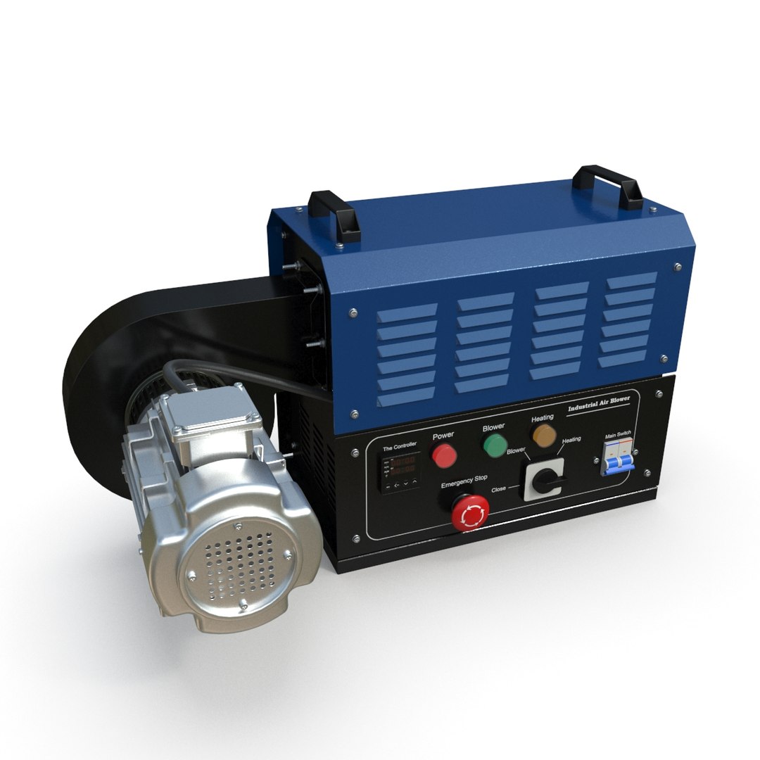 Industrial air blower 3D model - TurboSquid 1676974