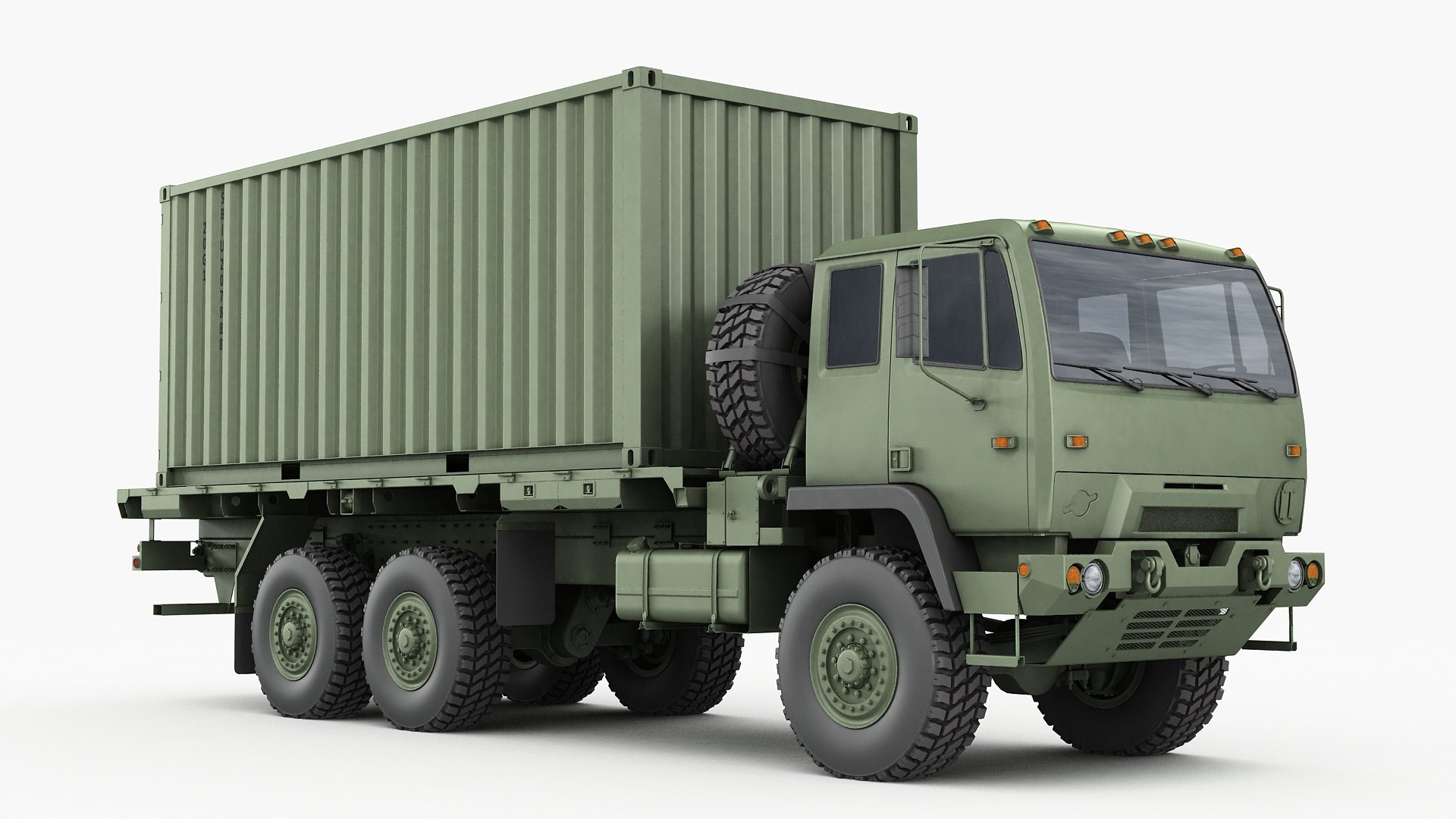 3D M1085 Truck Transport Cargo Containers - TurboSquid 1611311