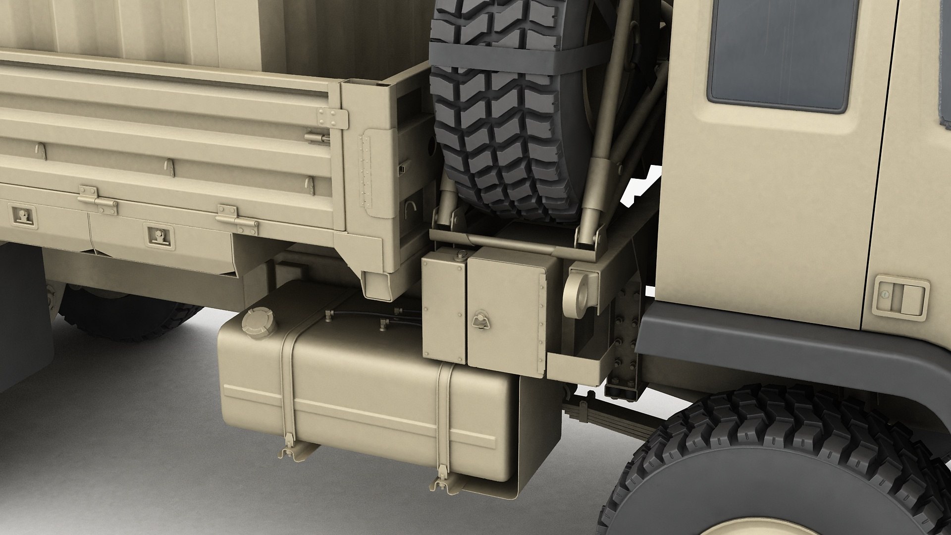 3D m1085 truck transport cargo containers - TurboSquid 1611311