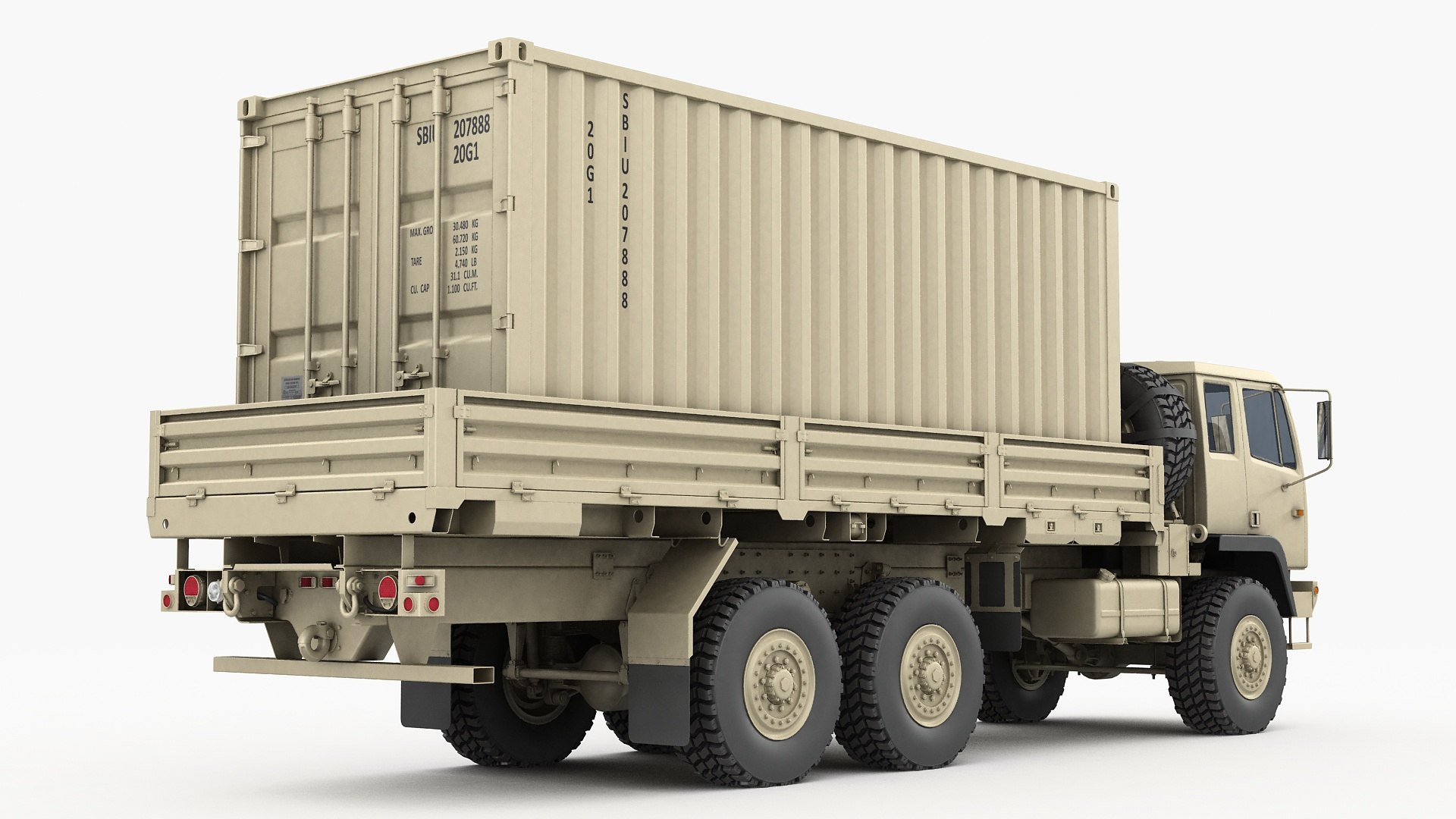 3D M1085 Truck Transport Cargo Containers - TurboSquid 1611311