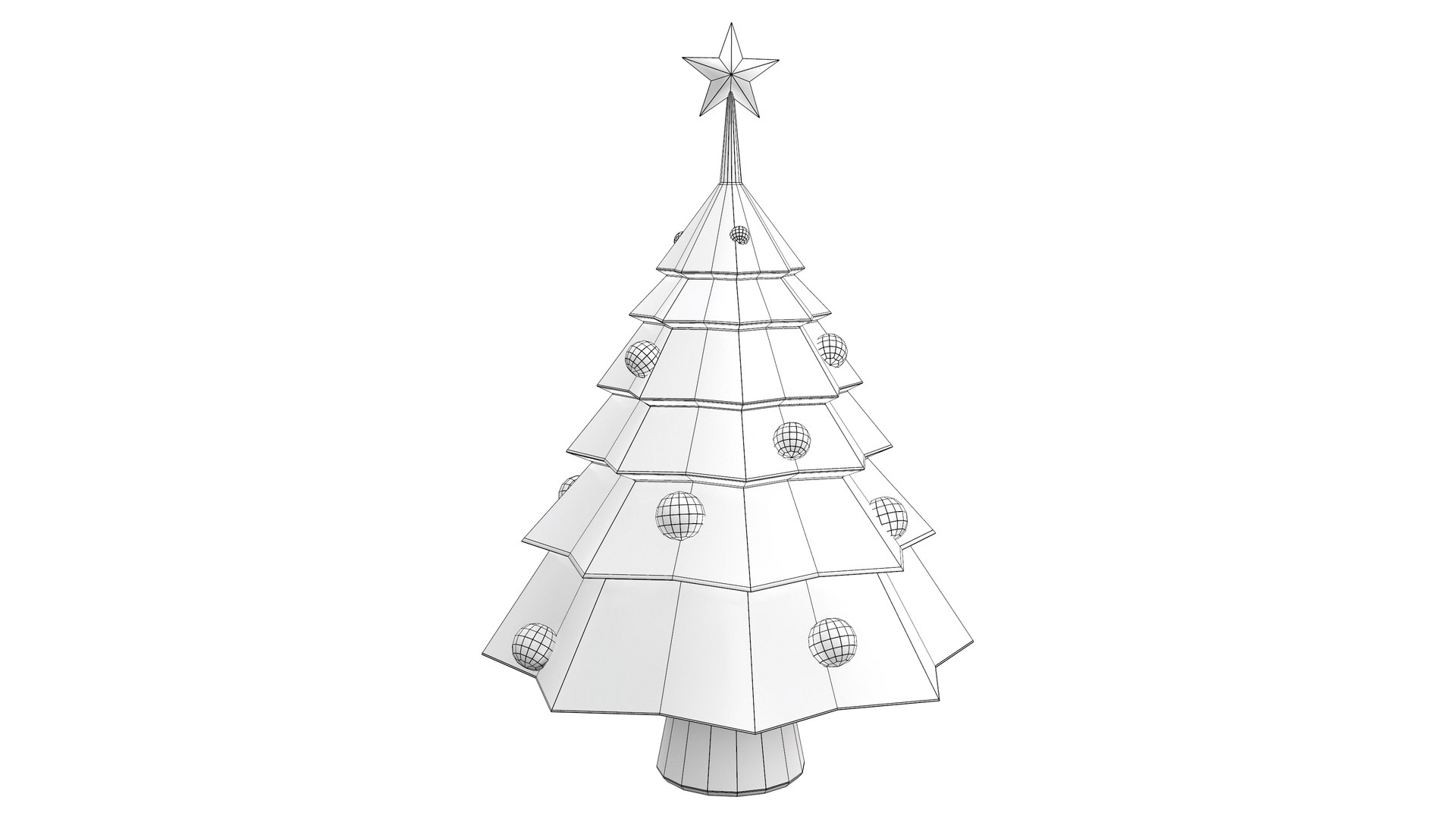 Sylized Xmas Tree V1 3D Model - TurboSquid 1826185