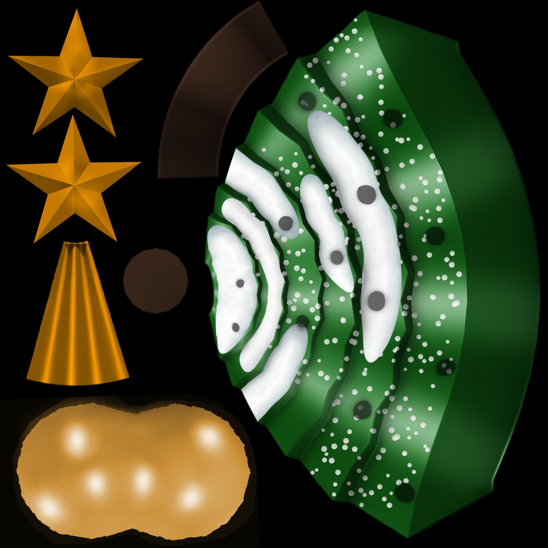 Sylized Xmas Tree V1 3D Model - TurboSquid 1826185