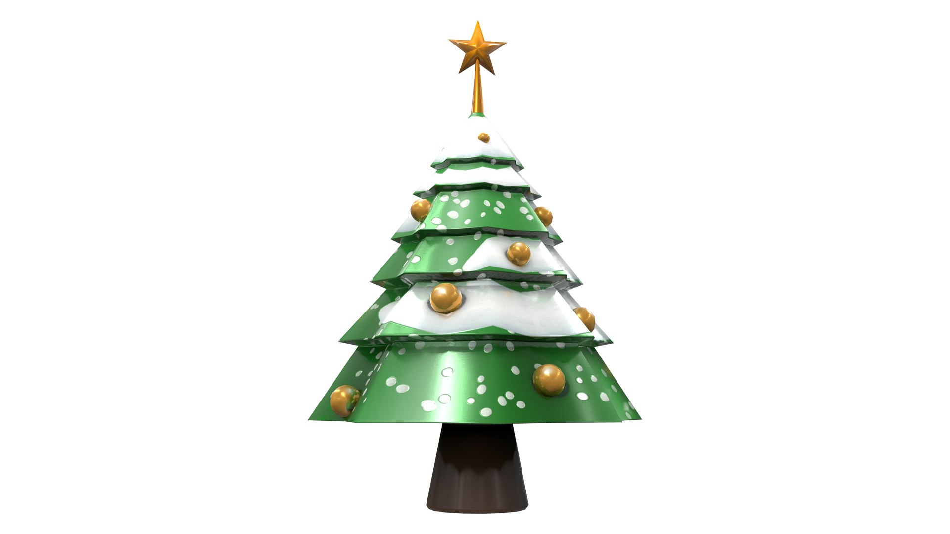 Sylized Xmas Tree V1 3D Model - TurboSquid 1826185