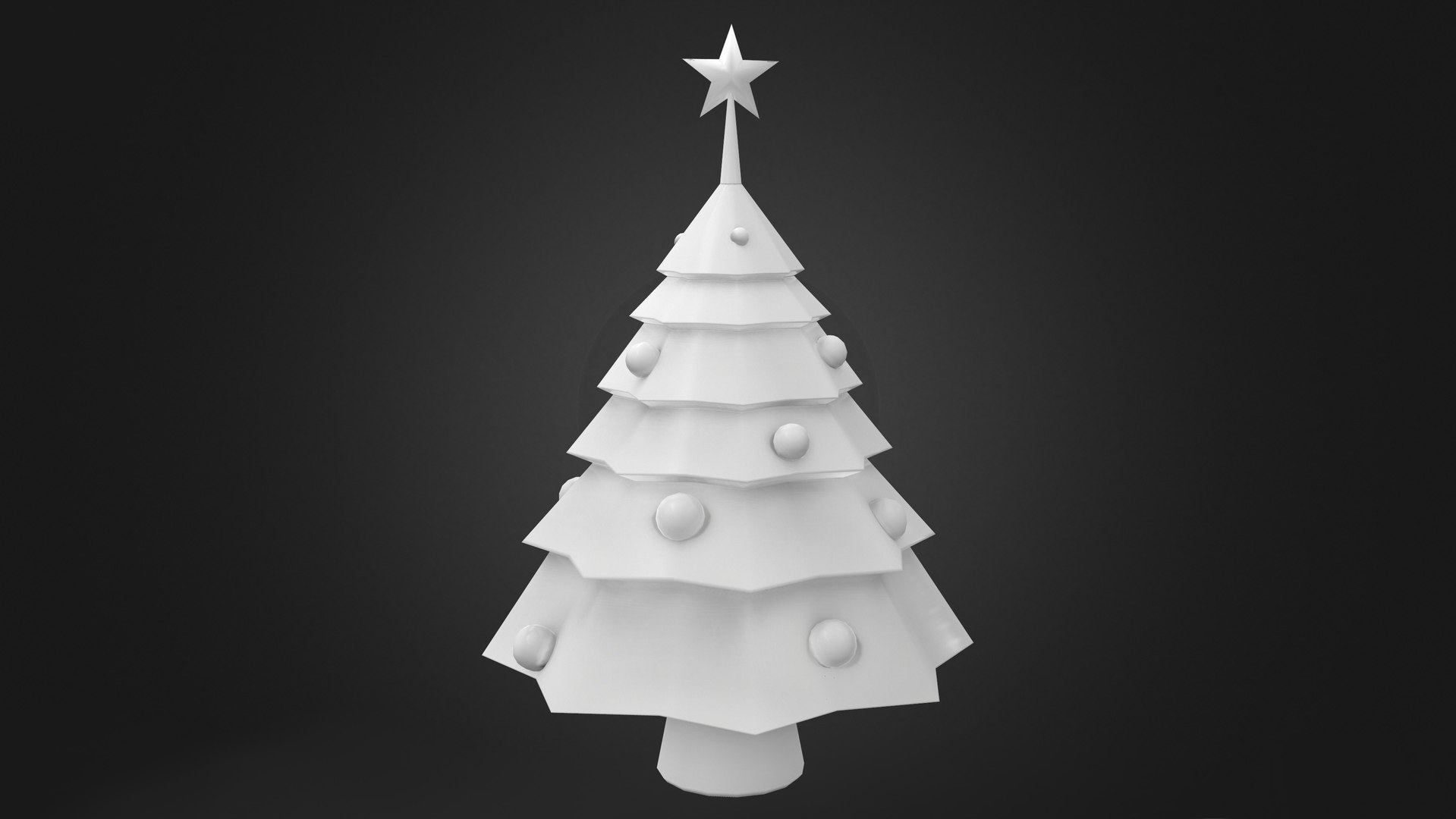 Sylized Xmas Tree V1 3D Model - TurboSquid 1826185