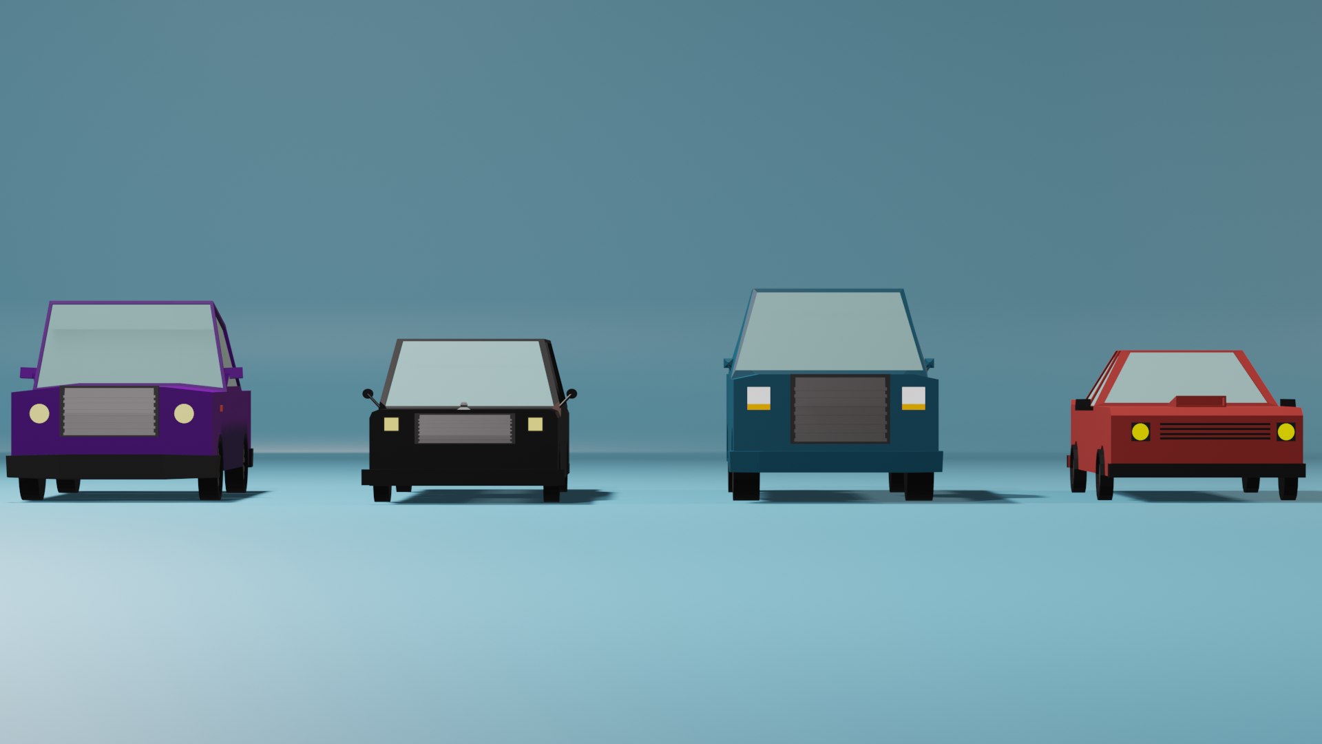 3D Model Cartoon Cars Collection Low Poly - TurboSquid 2054361