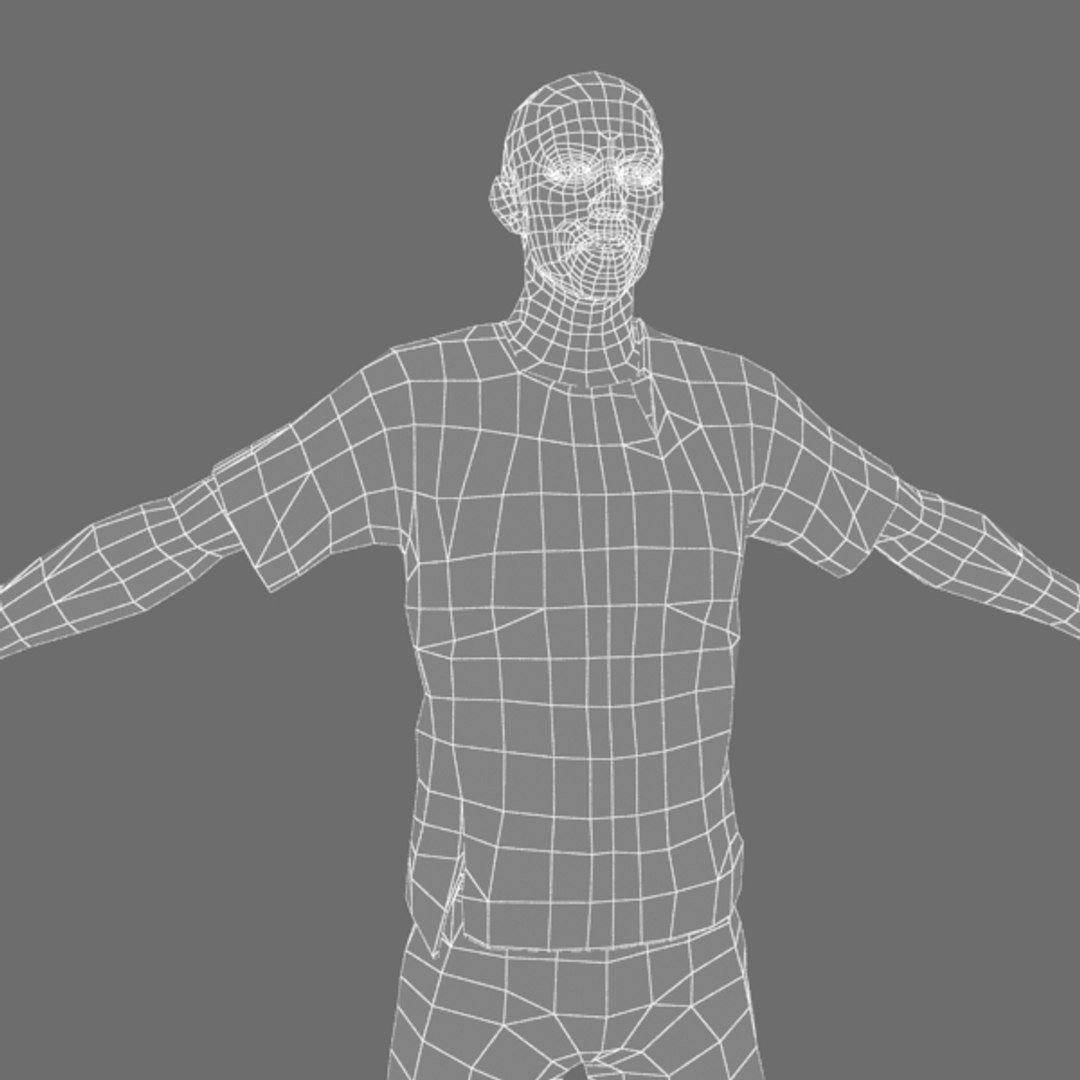 zombie character 3d model