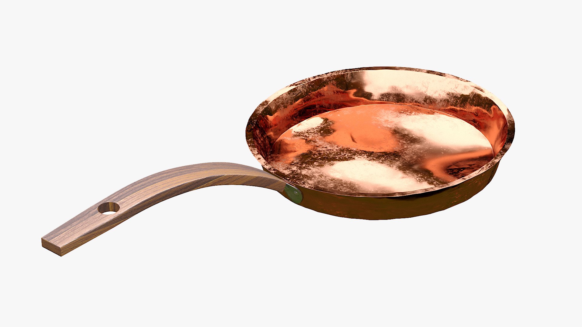 Copper pan 3D 모델 - TurboSquid 1917967