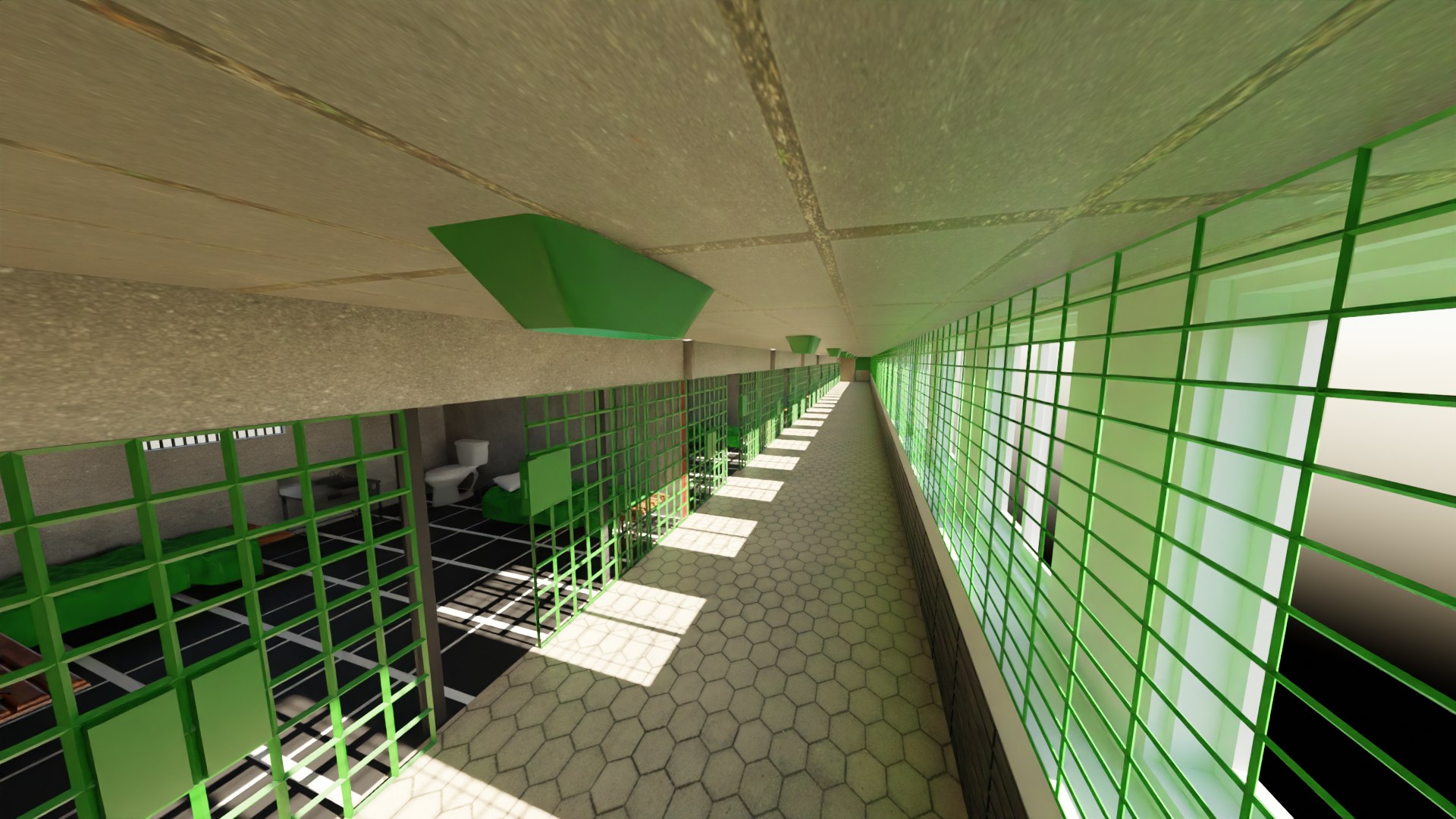 3D Prison Model - TurboSquid 2154741