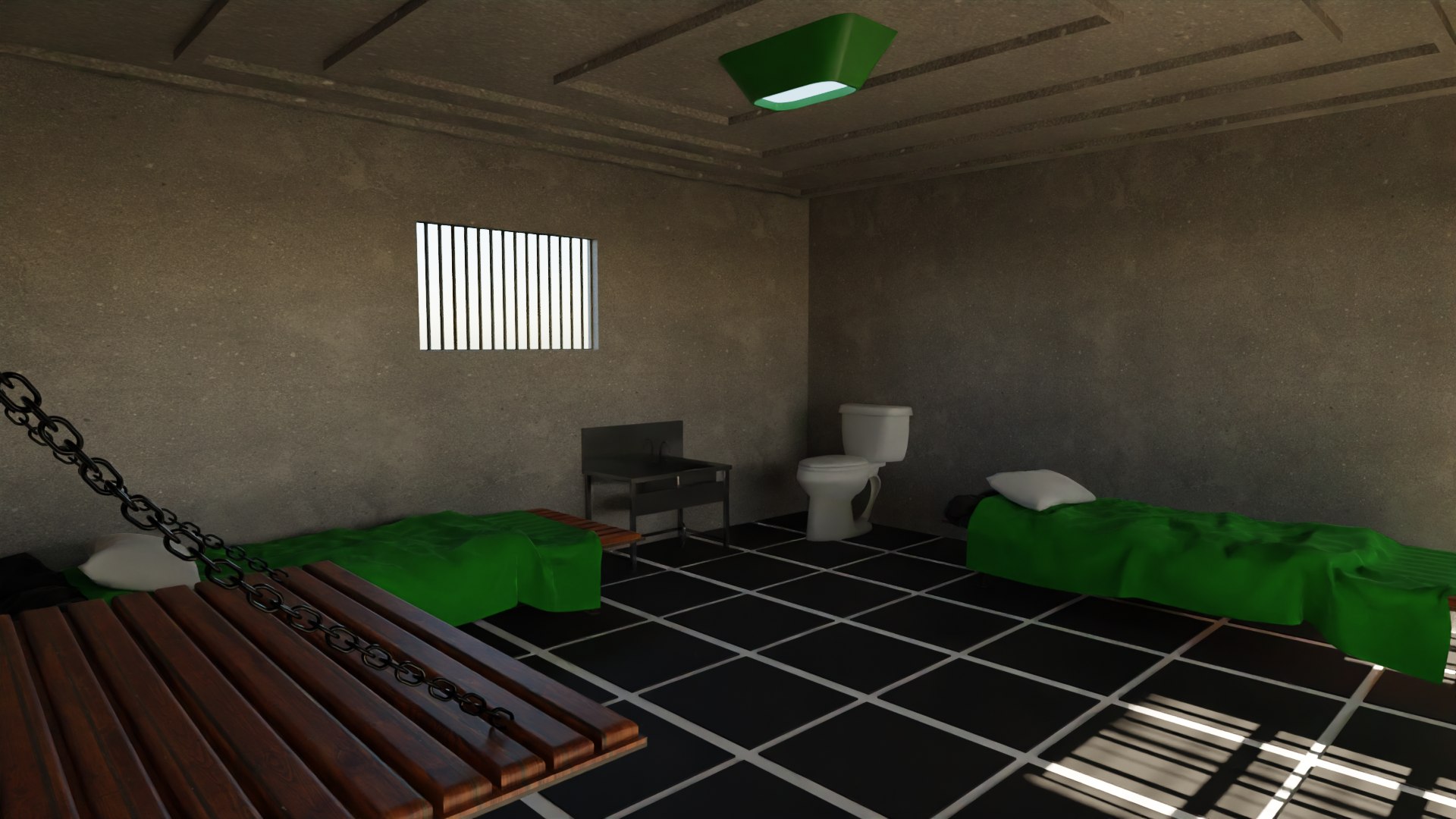 3D Prison model - TurboSquid 2154741
