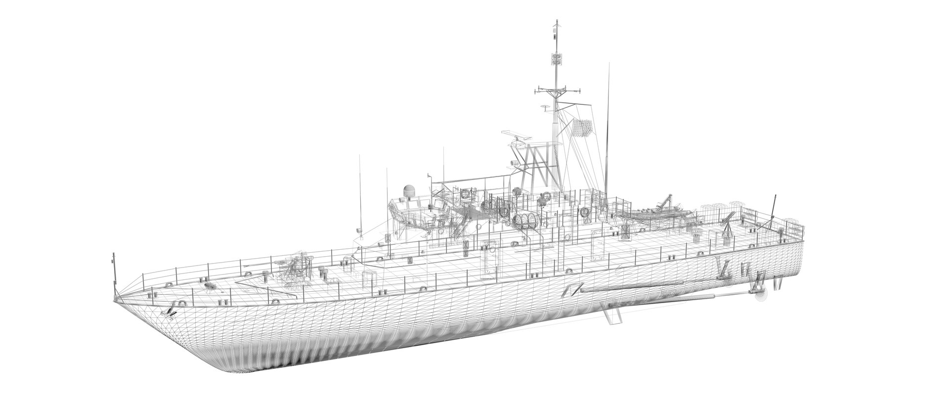 Fremantle Class Patrol Boat - HMAS Townsville Model - TurboSquid 2039767