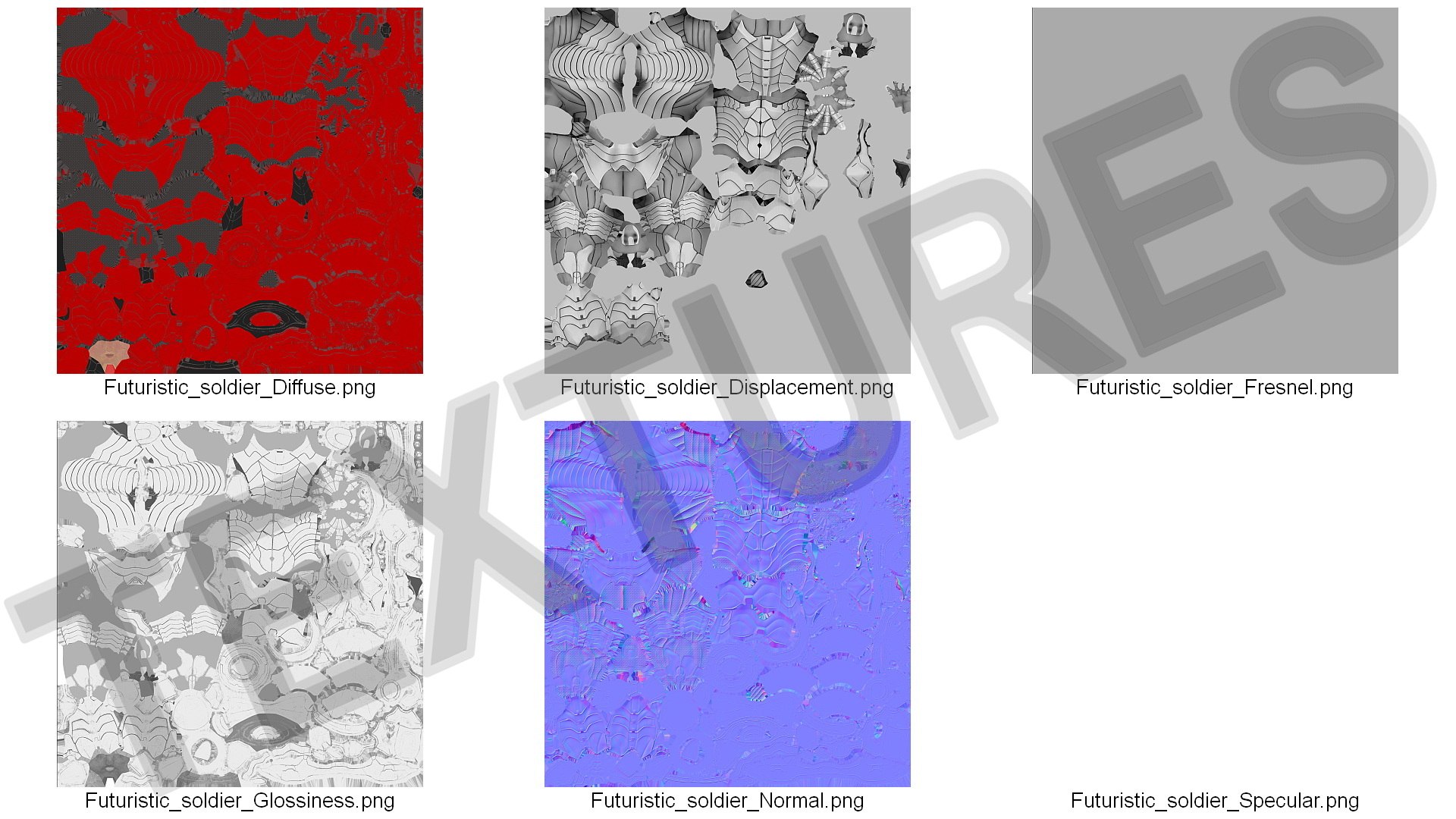 3D Futuristic Segmented Armor Soldier Red Model - TurboSquid 2255014