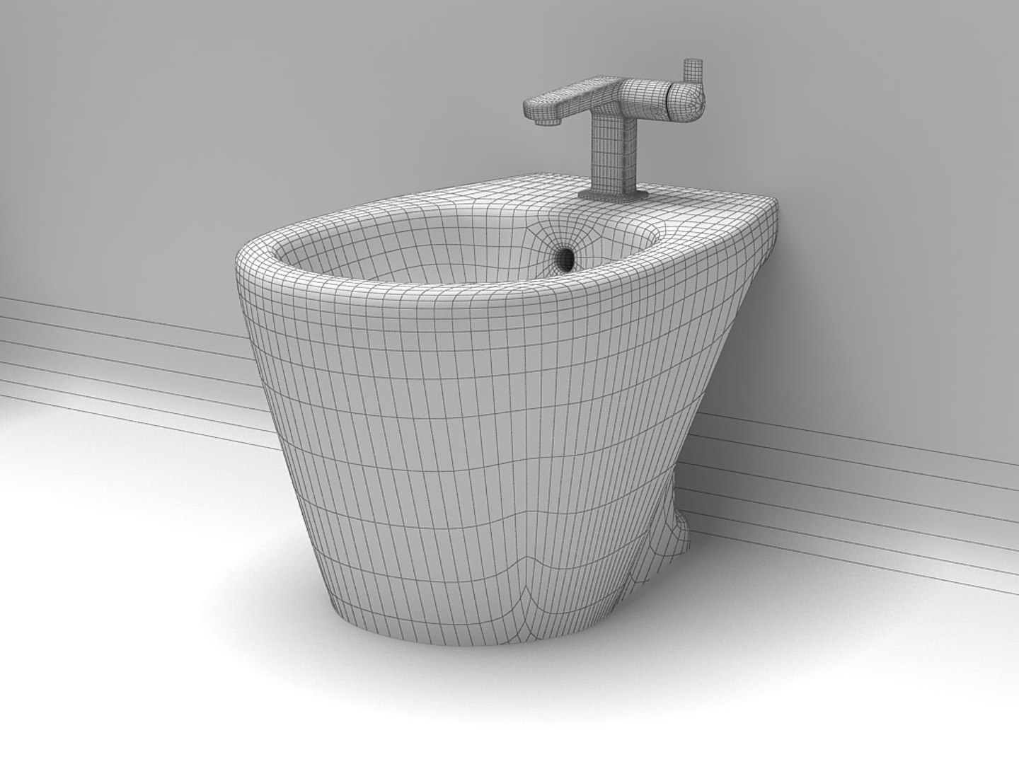 3d model of bidet
