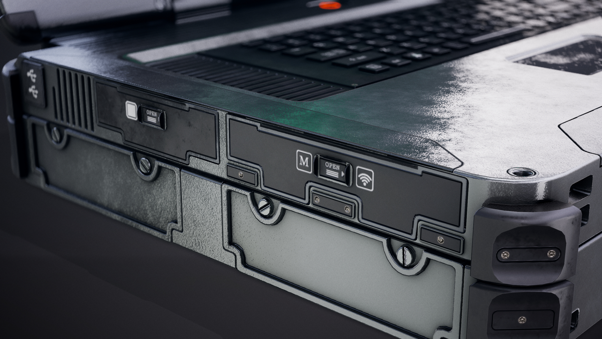 3D laptop rigged computer - TurboSquid 1635112