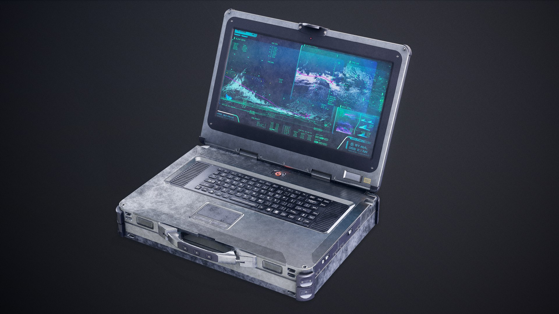 3D laptop rigged computer - TurboSquid 1635112