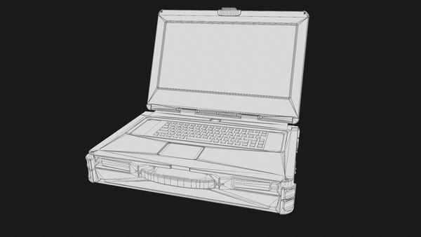 3D laptop rigged computer - TurboSquid 1635112