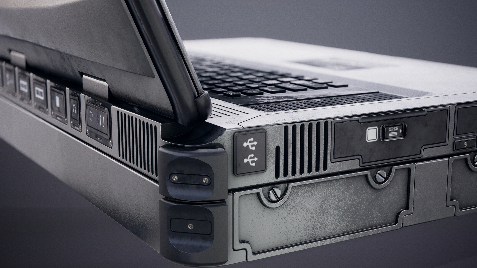3D laptop rigged computer - TurboSquid 1635112