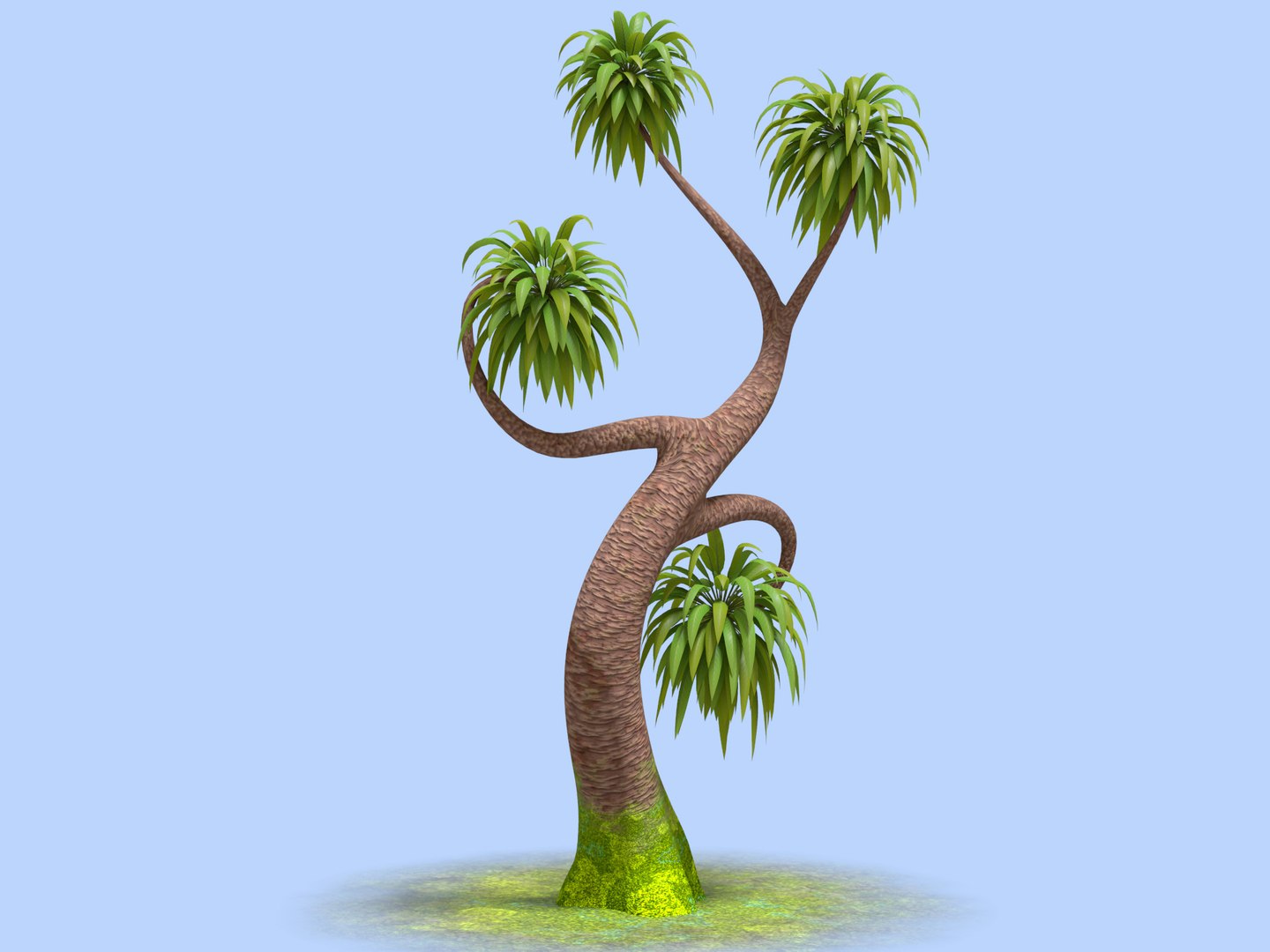Fantasy Trees Wind Animated 3D Model - TurboSquid 2519551