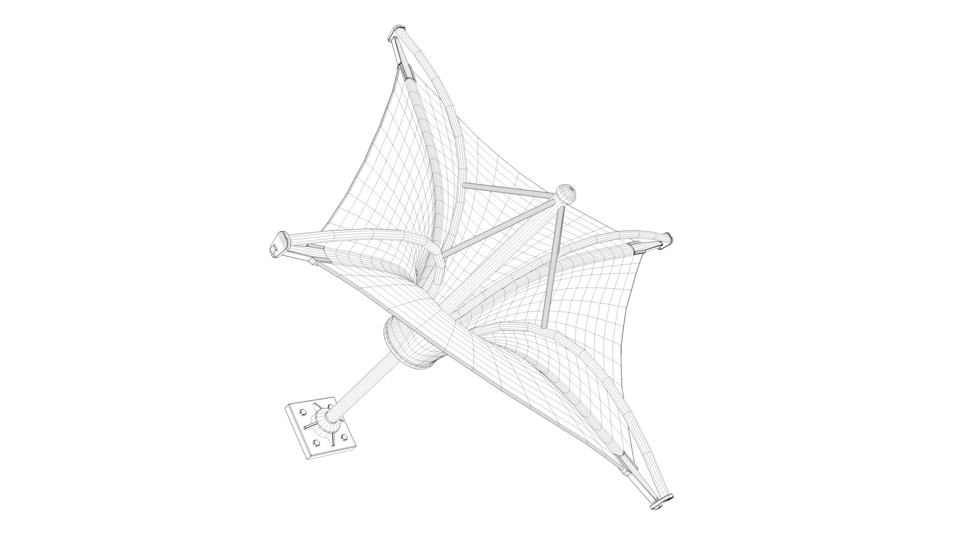 Tensile Structures Collection 3D Model - TurboSquid 2068122
