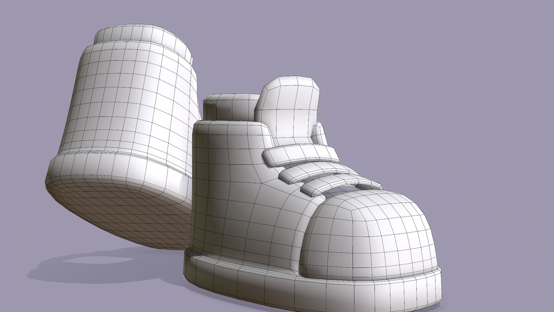 3D Model Shoes Cartoon - TurboSquid 2162321