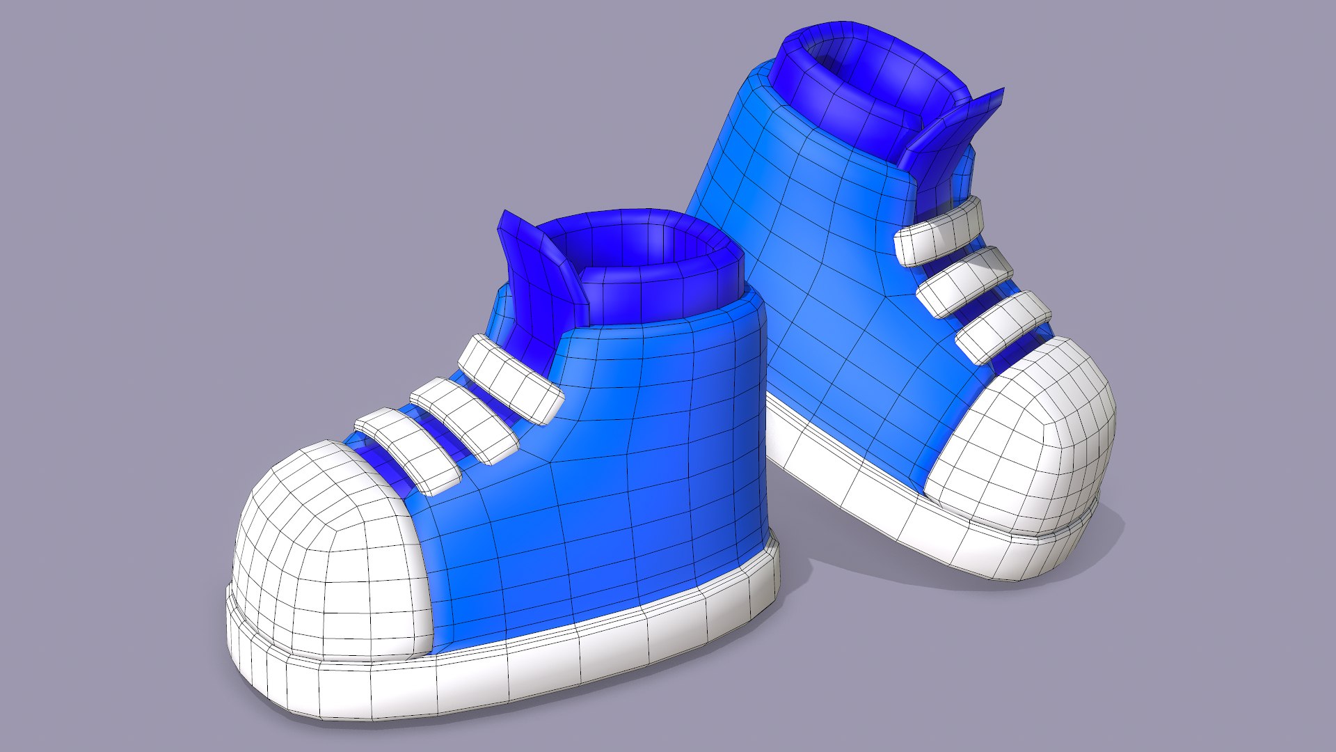 3D Model Shoes Cartoon - TurboSquid 2162321
