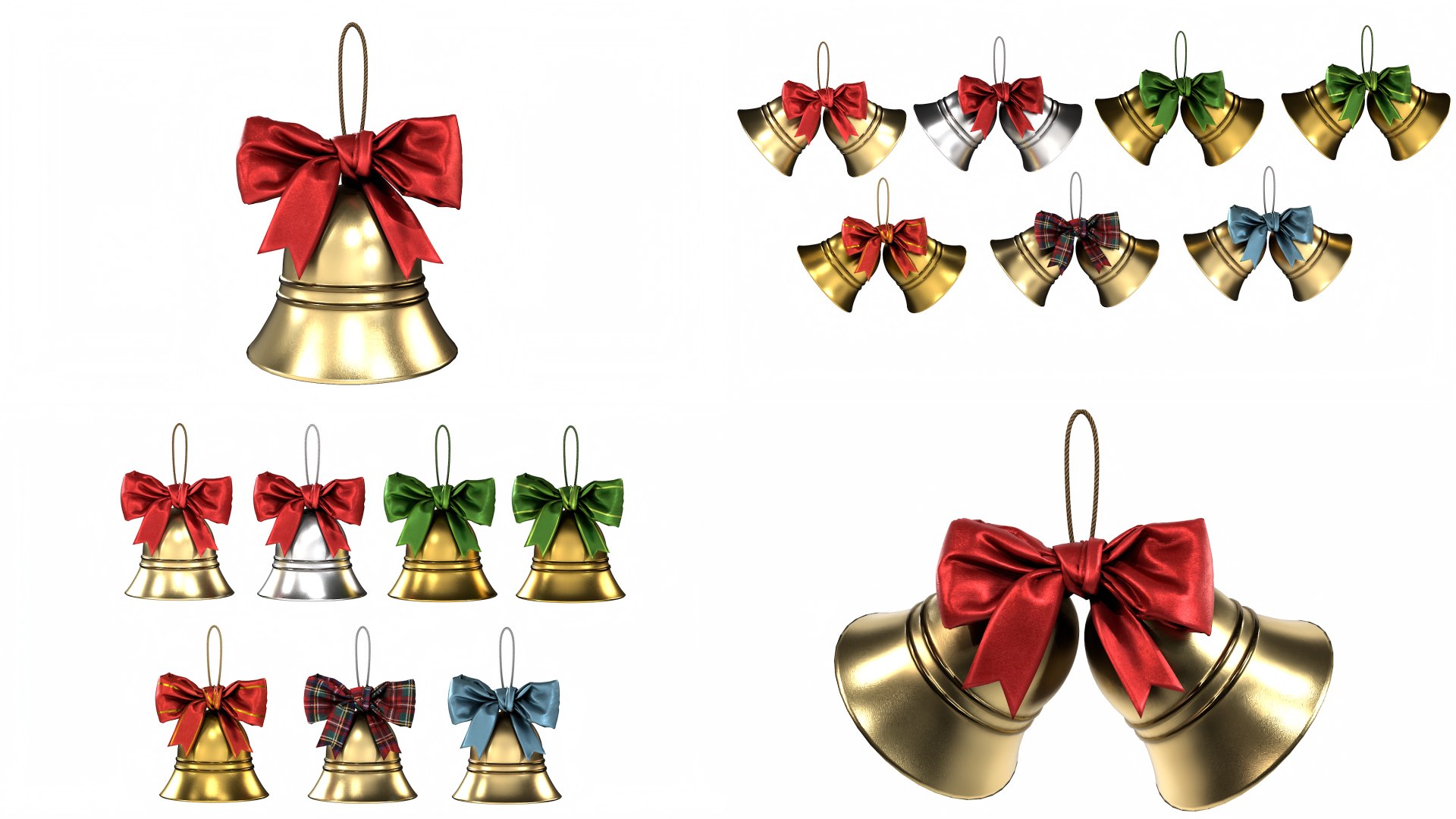 3D Christmas Bell - TurboSquid 2314719