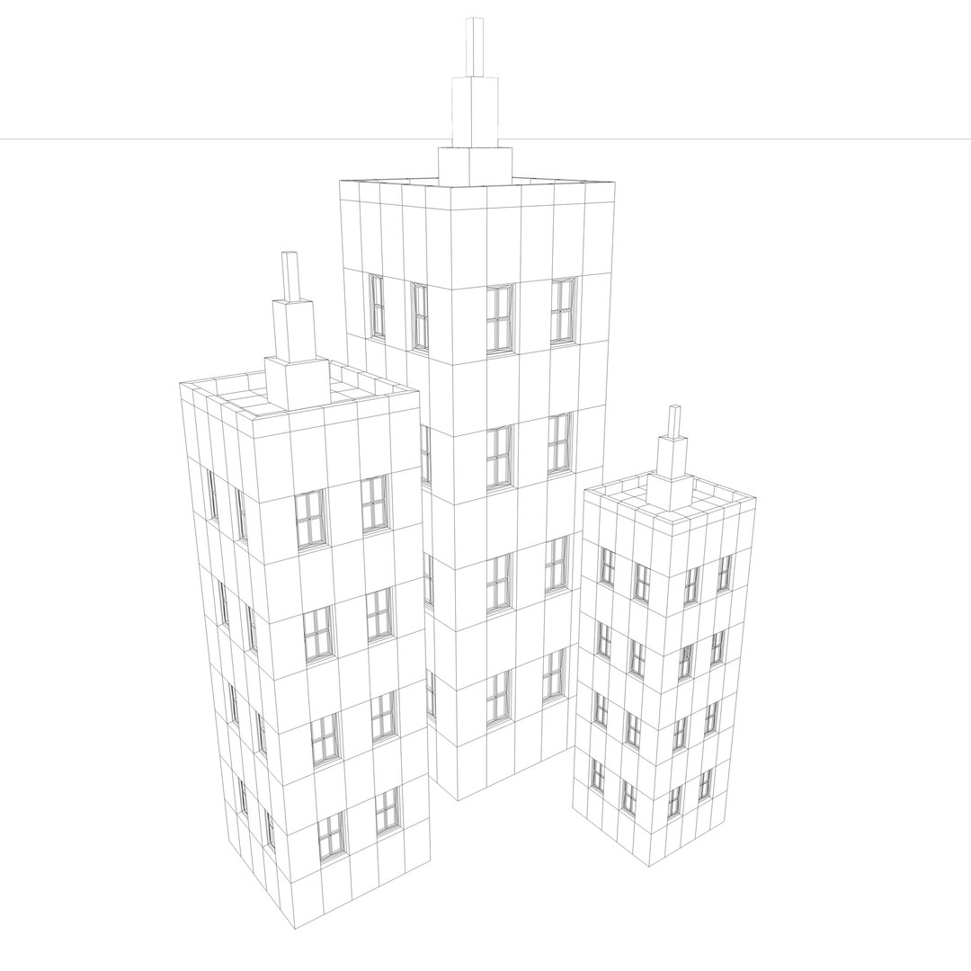 buildings structure architecture 3d model