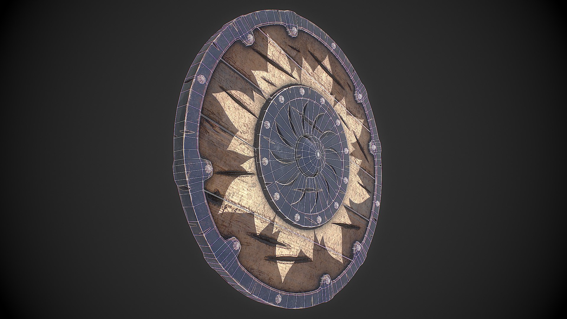 3D Viking Shield 3d Model Model - TurboSquid 2215371