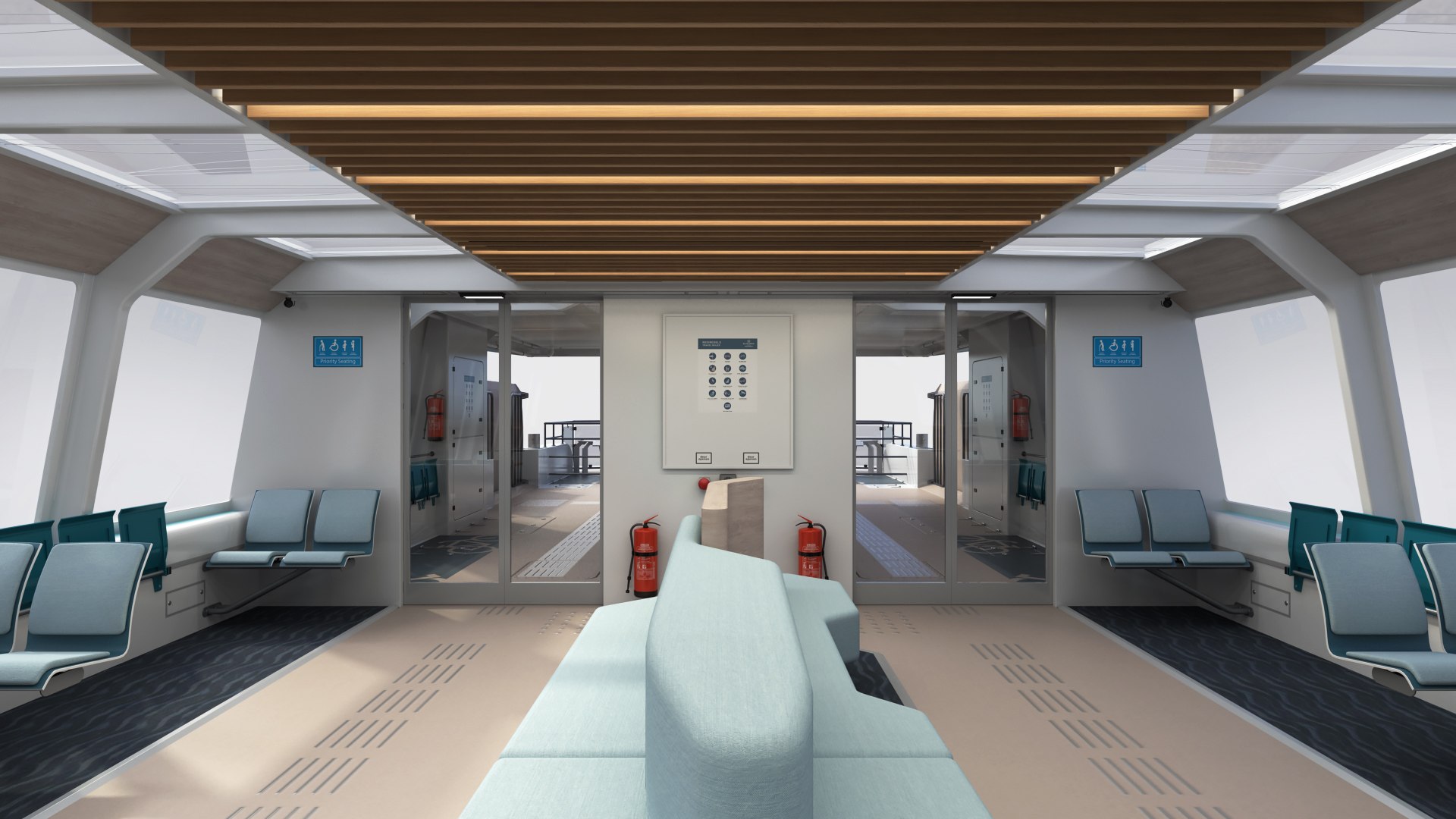 3D Waterbus Aqua Pearl Damen 2907 - TurboSquid 2185398