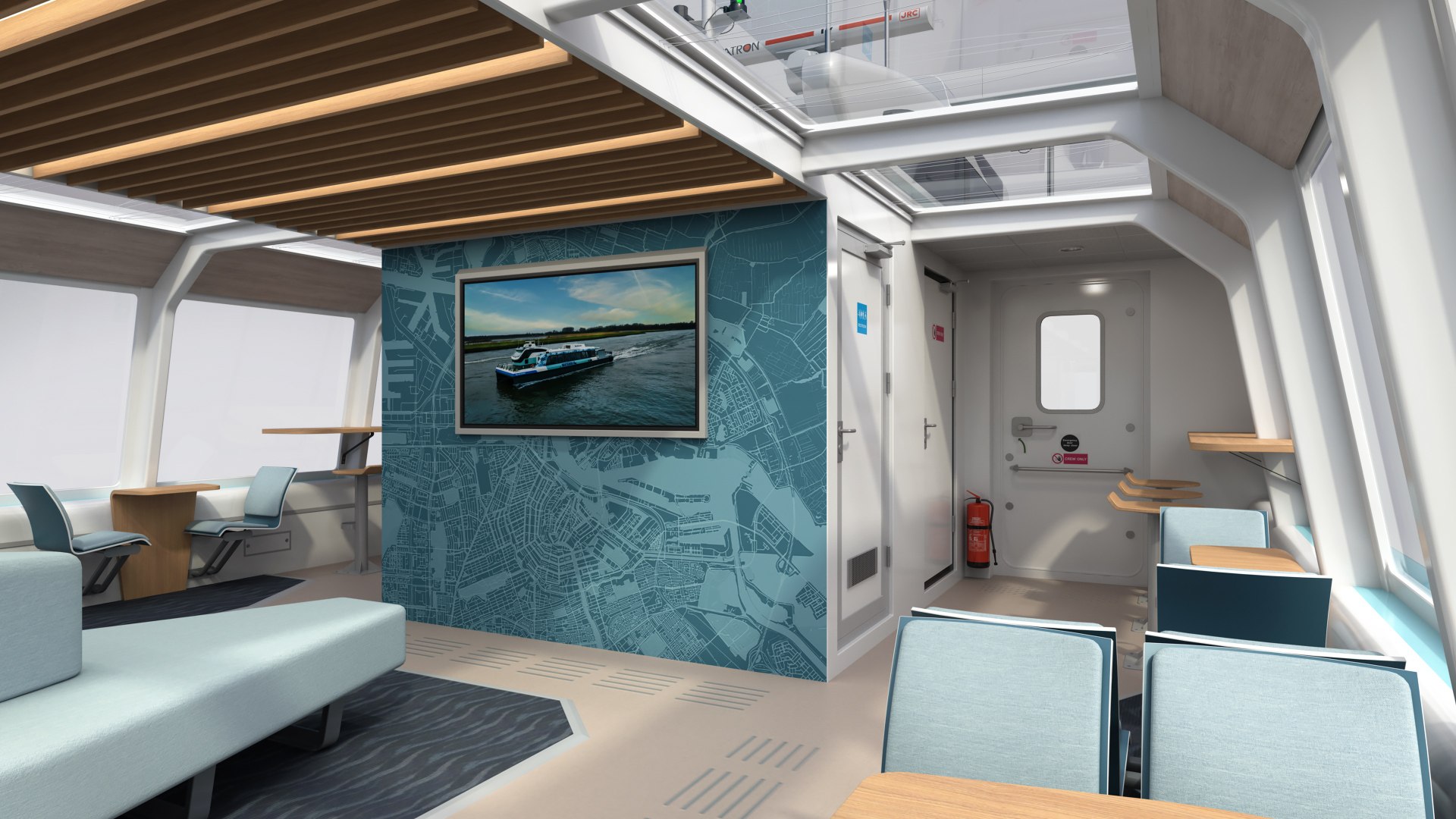 3D Waterbus Aqua Pearl Damen 2907 - TurboSquid 2185398