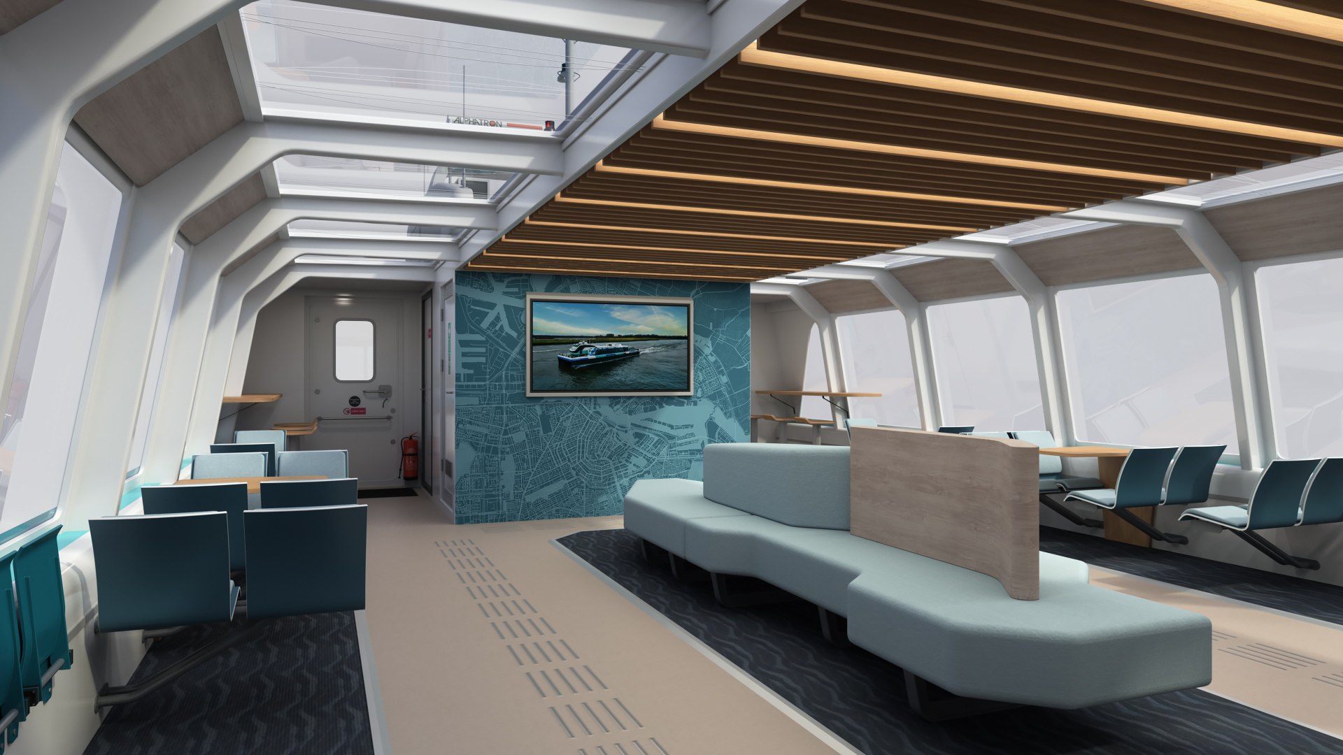 3D Waterbus Aqua Pearl Damen 2907 - TurboSquid 2185398