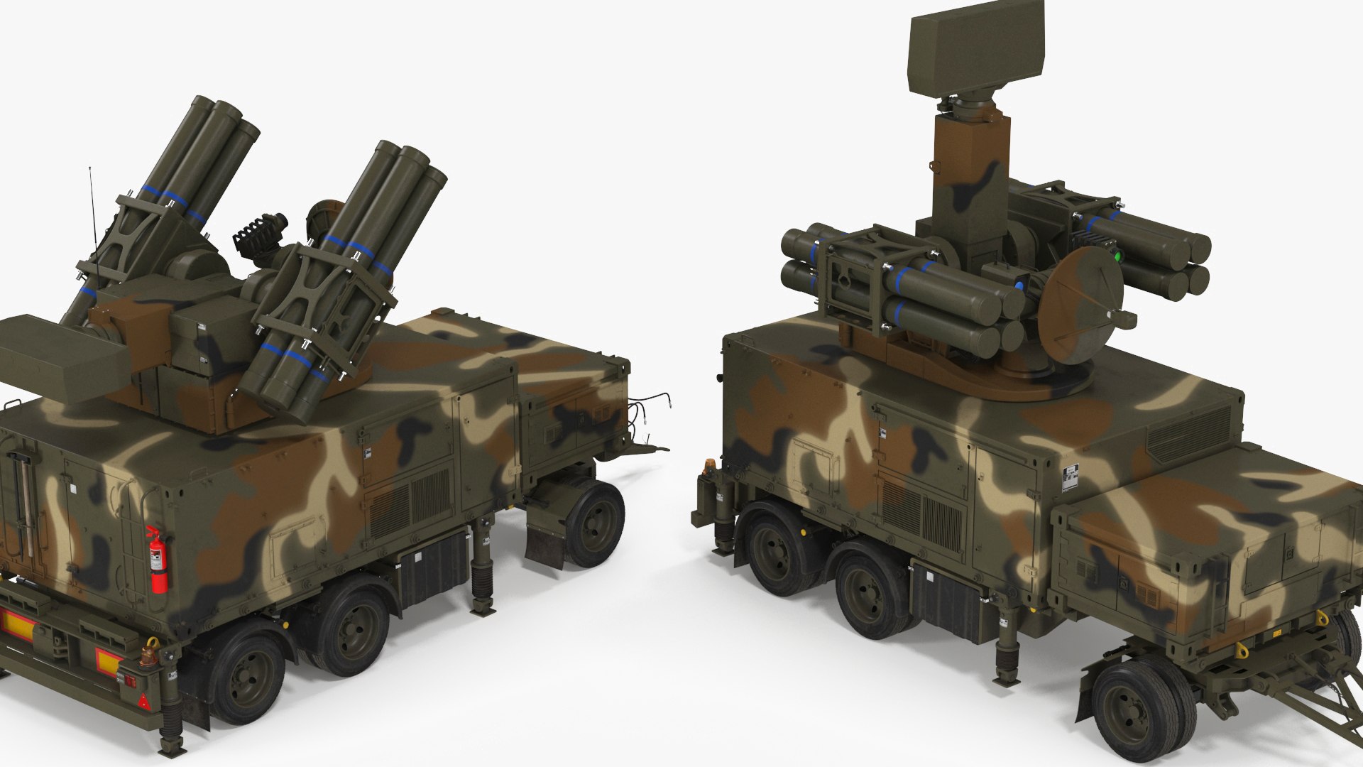 3D Missile Launch System Crotale NG Rigged Model - TurboSquid 2206799