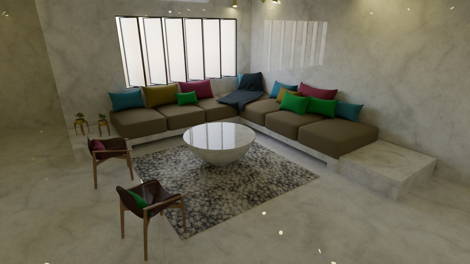 3D Modern Living Room 3D Model - TurboSquid 2314105