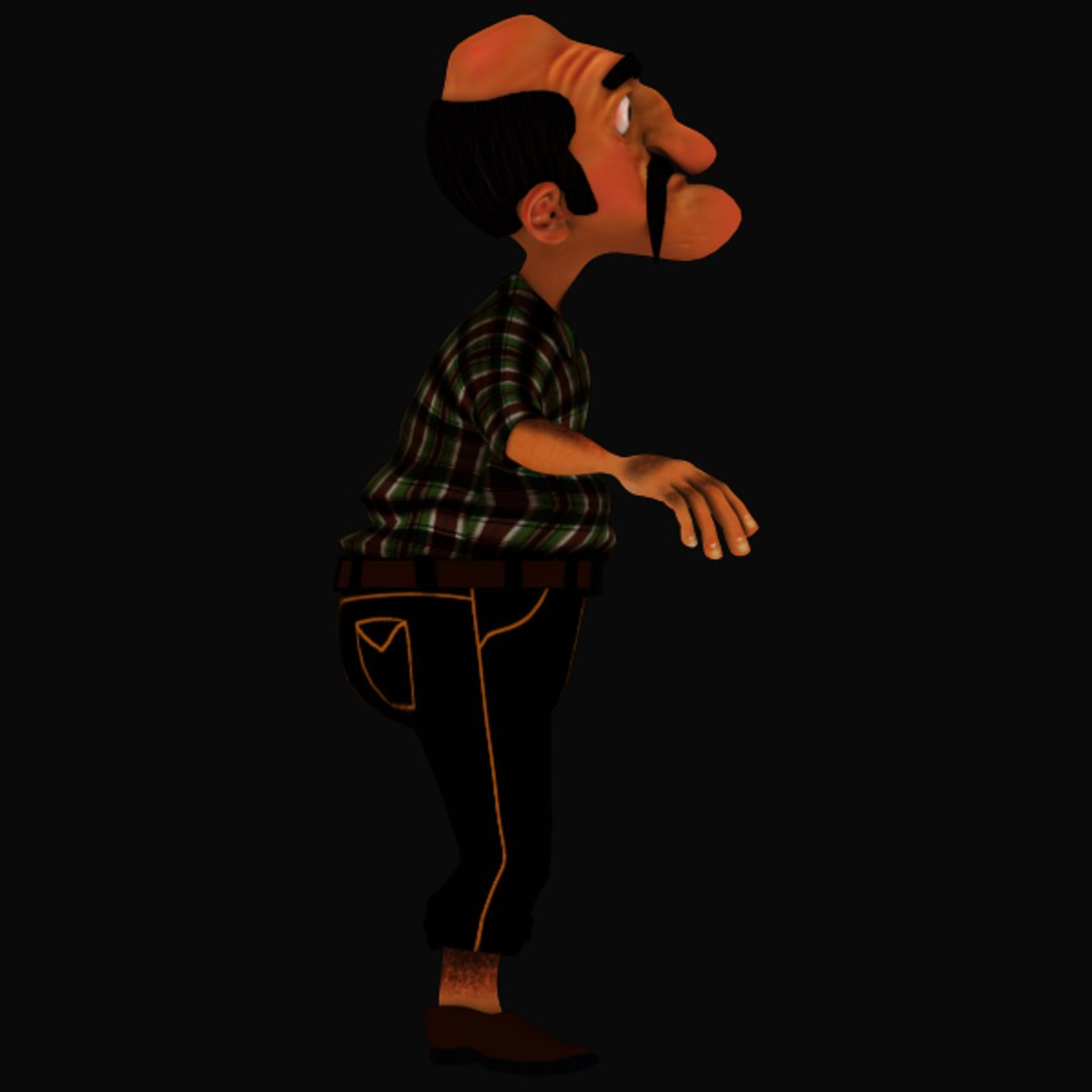 Driver Man 3d Max