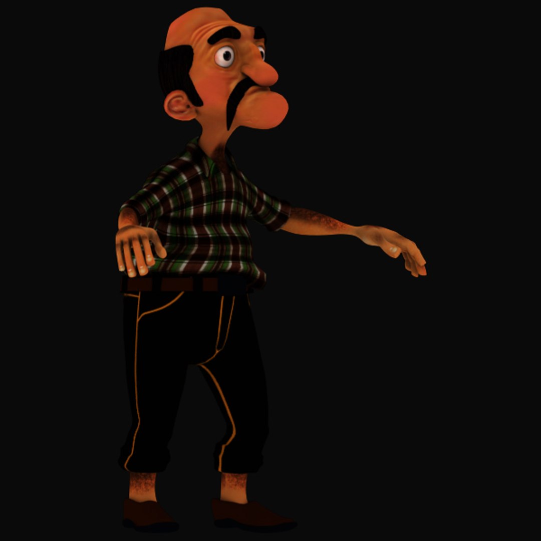Driver Man 3d Max